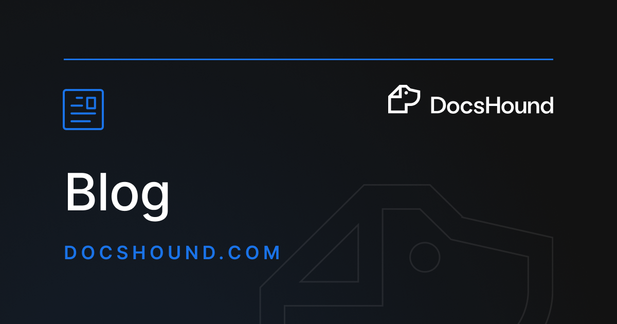 Blog | DocsHound | Demo to Docs AI Platform