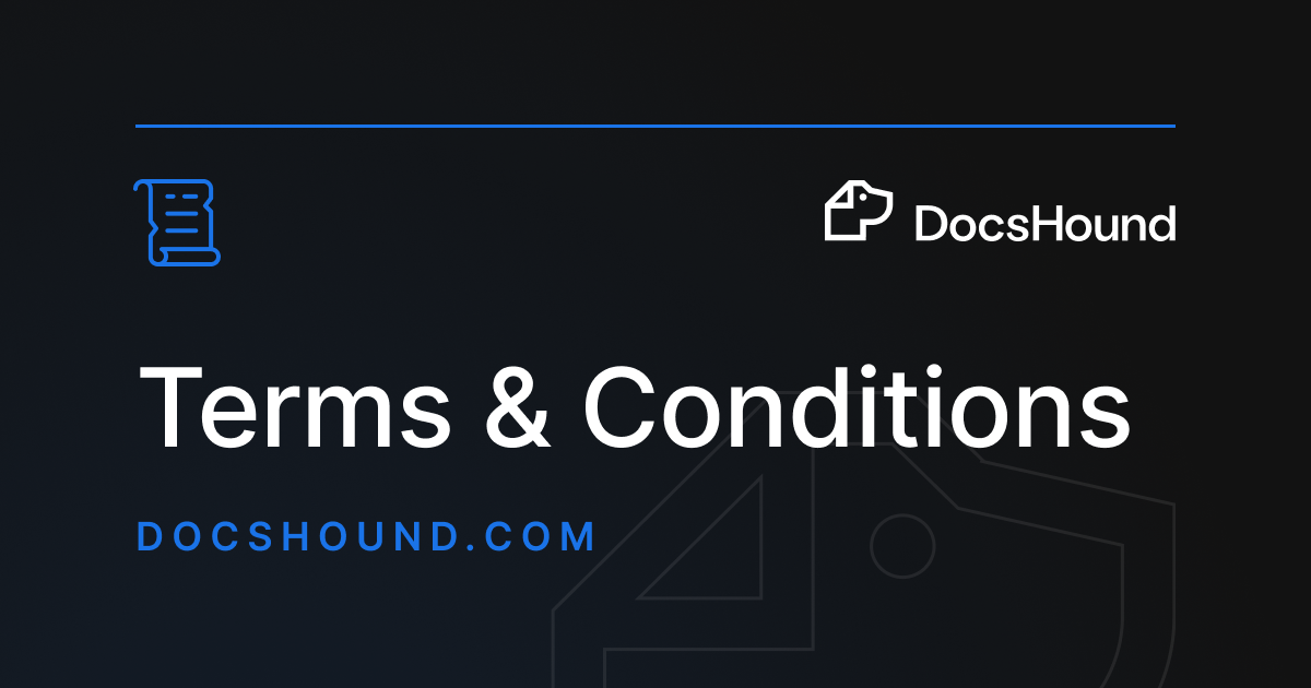 Terms of Service | DocsHound
